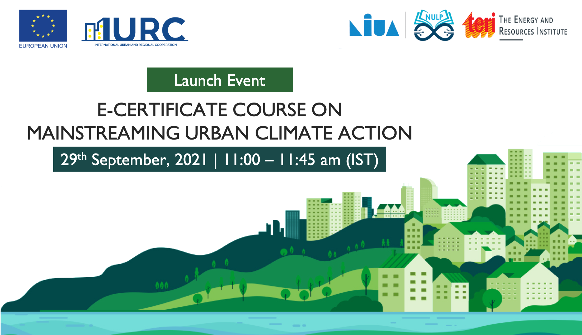 First International E-Certificate Course on Mainstreaming Urban Climate ...
