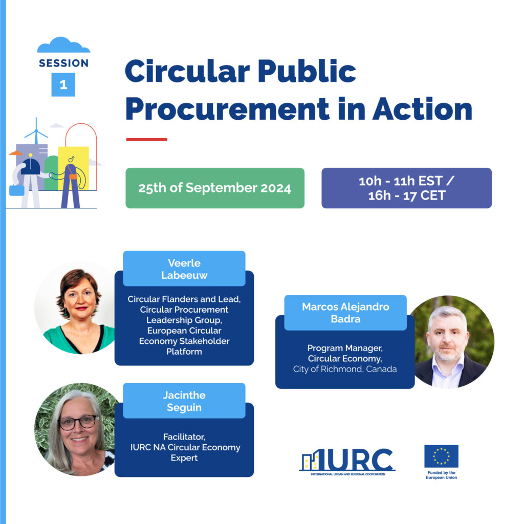 Circular Procurement in Action – International Urban and Regional Cooperation