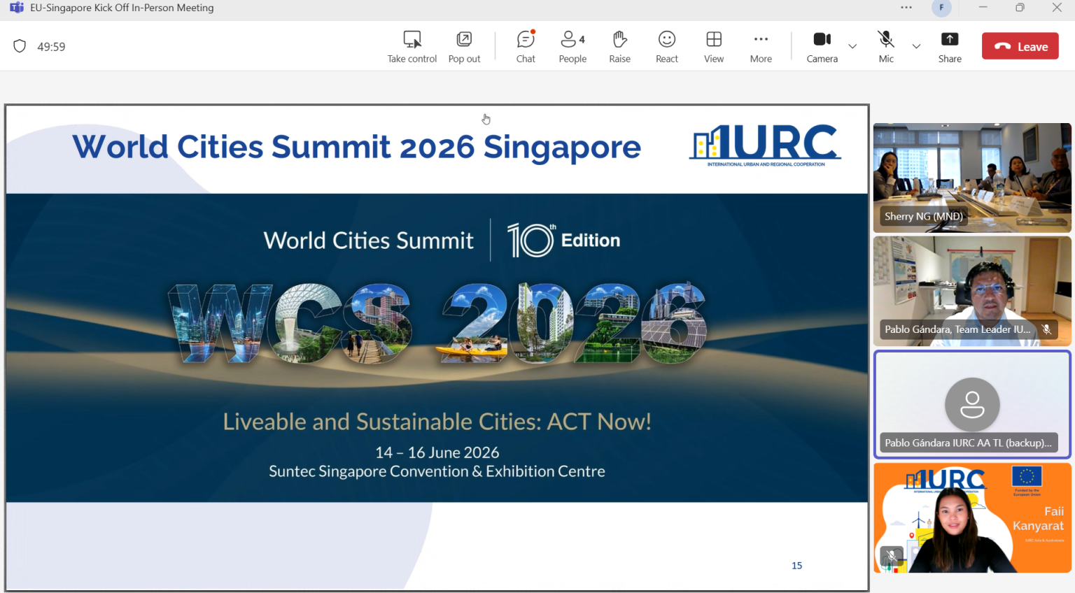 EU-Singapore Urban and Regional Cooperation: Kick-off Meeting with ...